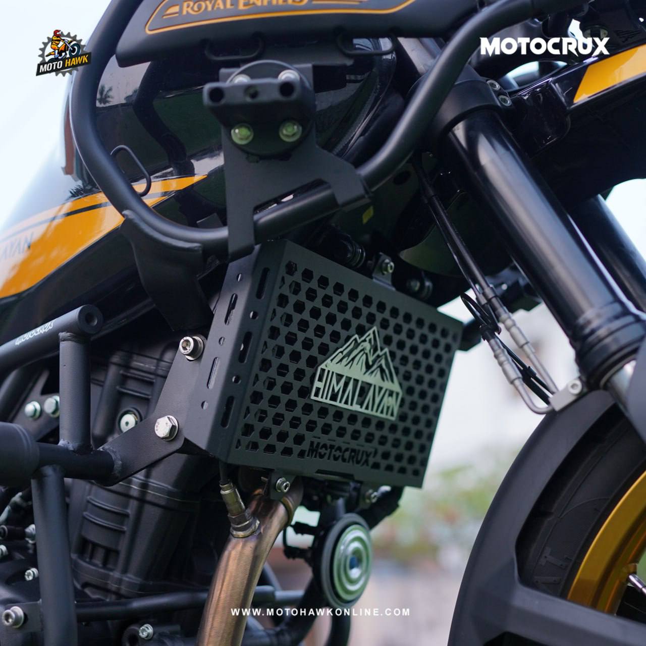 RE Himalayan 450 Grill Master Radiator Grill | MOTOCRUX