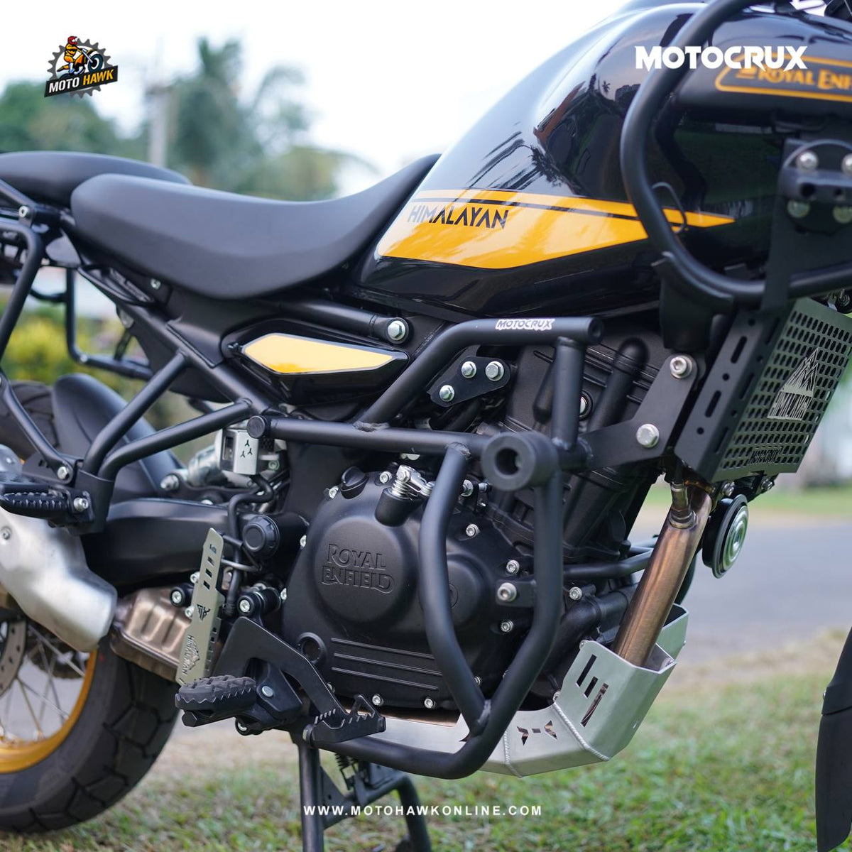 RE Himalayan 450 G.O.A.T Crash Guard with Slider | MOTOCRUX