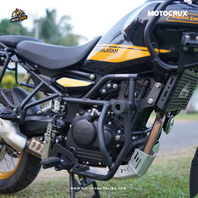 RE Himalayan 450 G.O.A.T Crash Guard with Slider | MOTOCRUX